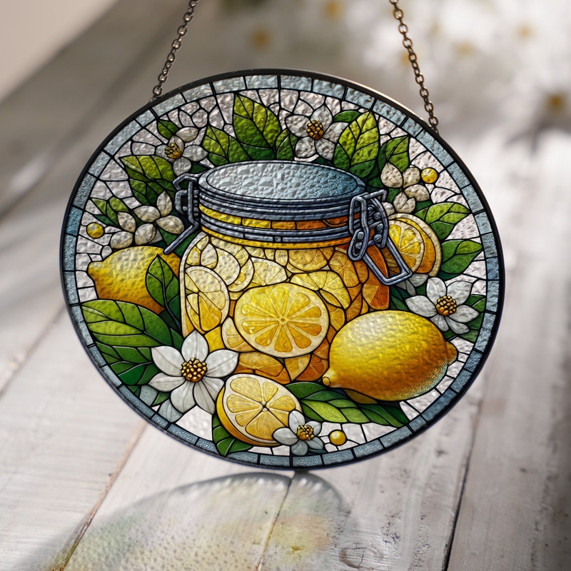 Lemon Suncatchers - Etsy