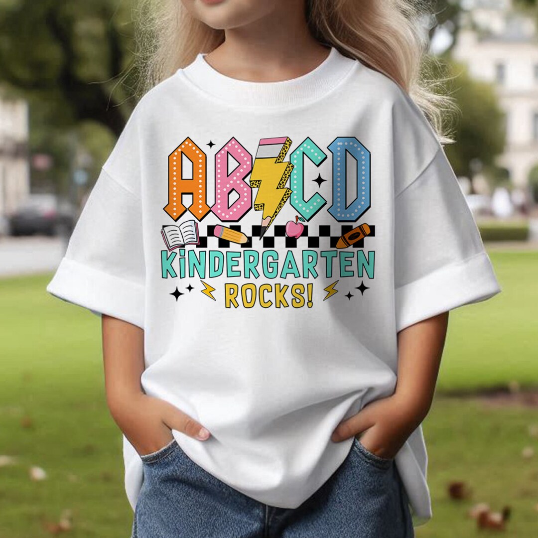 ABCD Preschool Rocks Png, First Day of School Png, Appreciation Gift ...