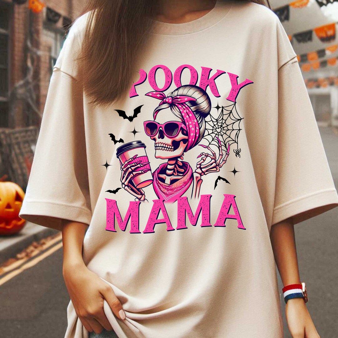 Spooky Mama Skeleton Png, Mama Halloween Png, Spooky Season, Coquette ...
