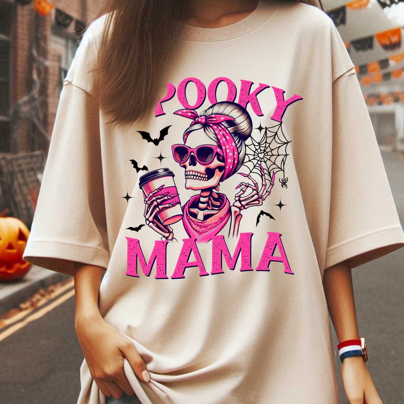 Spooky Mama Skeleton Png, Mama Halloween Png, Spooky Season, Coquette ...