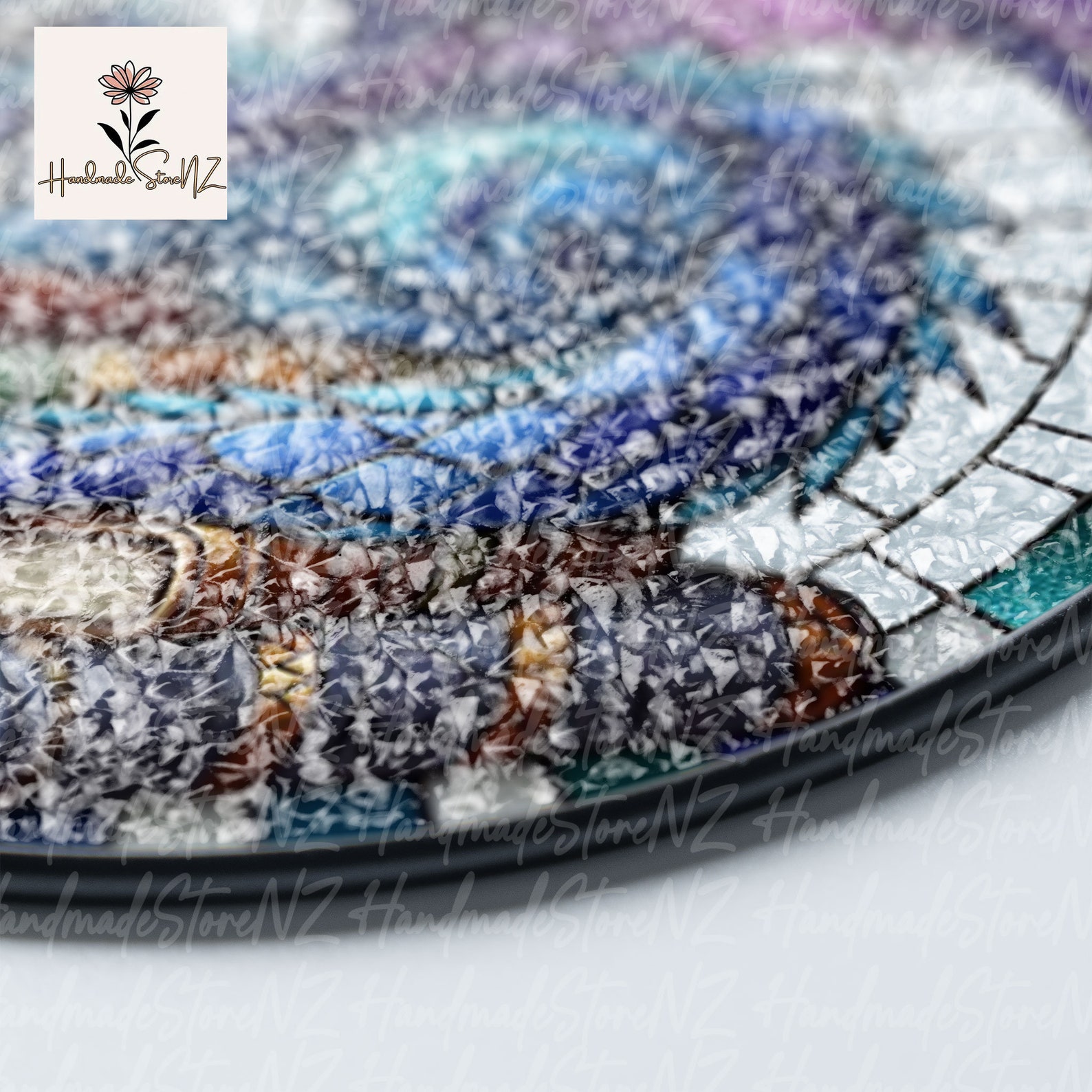 Blue Dragon Books Stained GLASS Sun Catcher, Fantasy Dragon Suncatcher ...