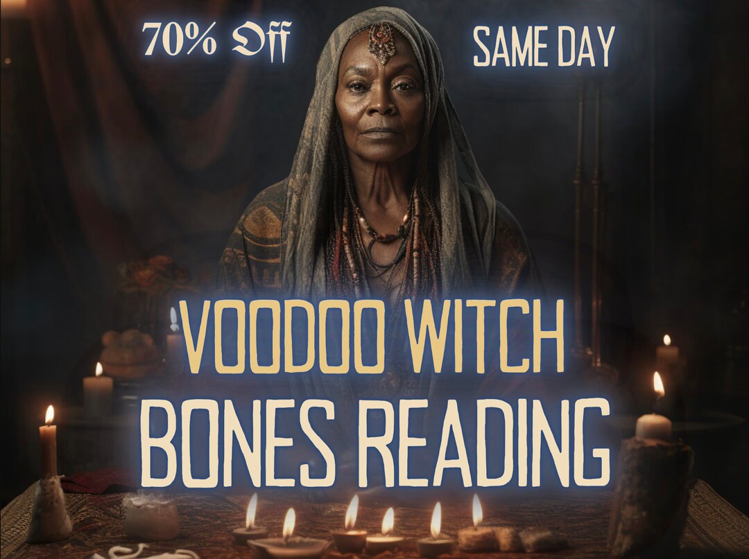 BONES READING Voodoo Witch Bones Psychic Reading Motherodessa's Bones ...