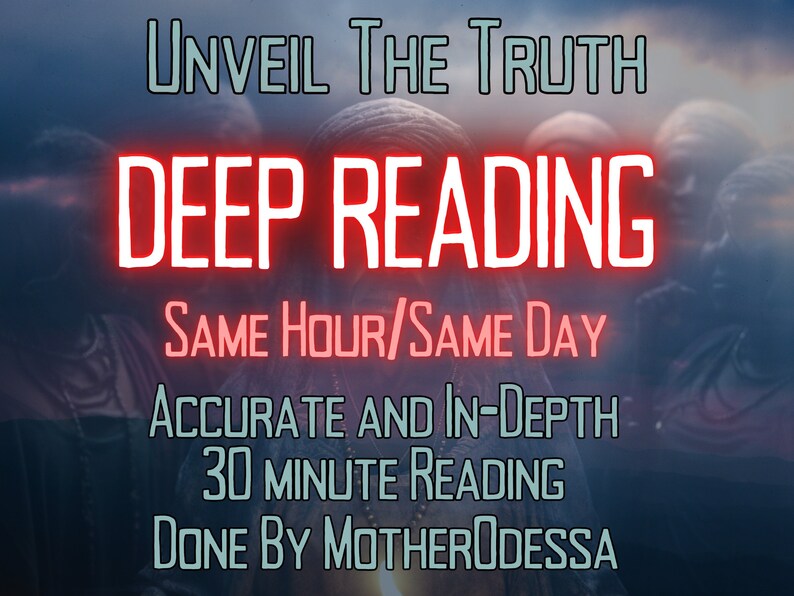 DEEP READING In-depth Insight and Guidance From Motherodessa Tarot and ...