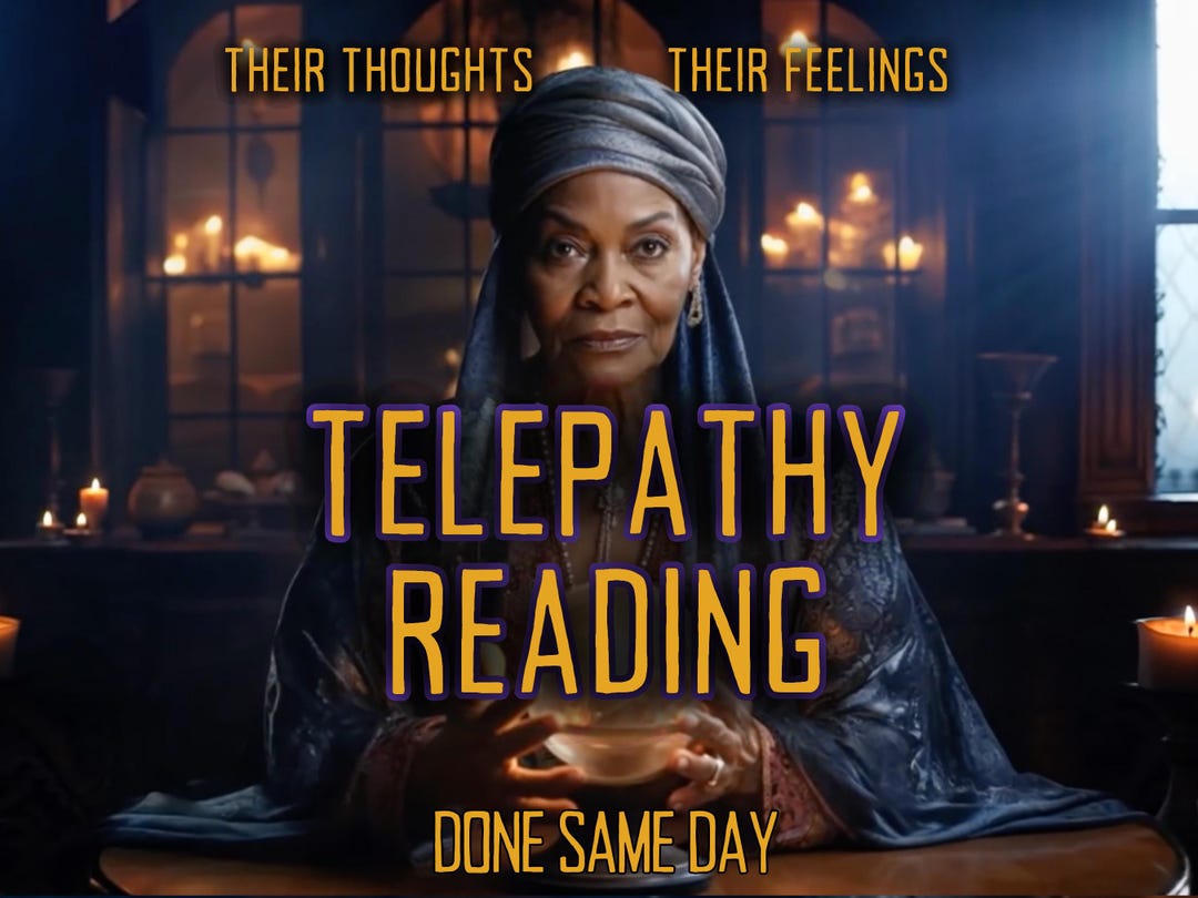 TELEPATHY PSYCHIC READING Real Telepathy Reading Mind Reading What's on ...