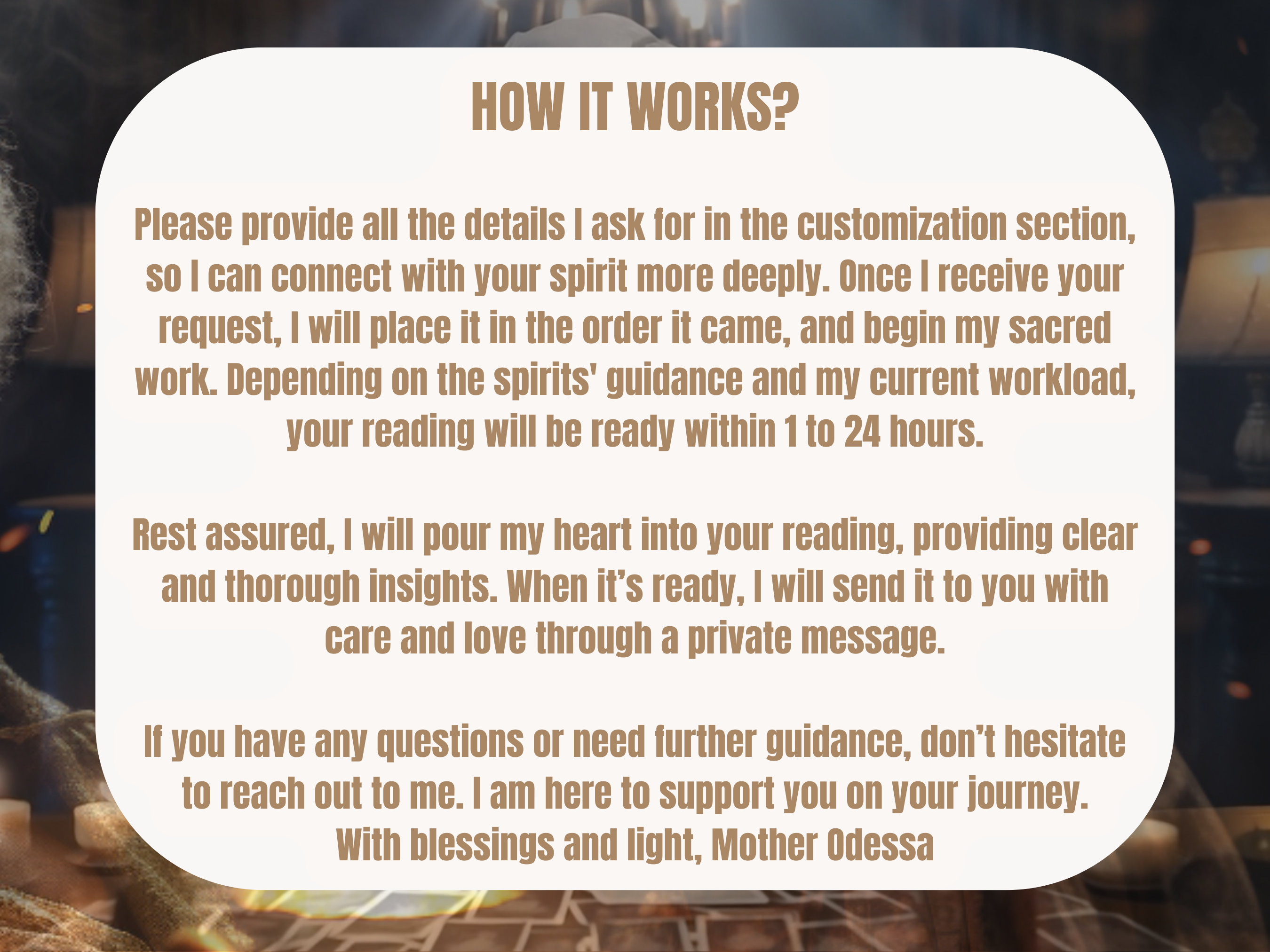DEEP READING In-depth Insight and Guidance From Motherodessa Tarot and Psychic Reading With ...