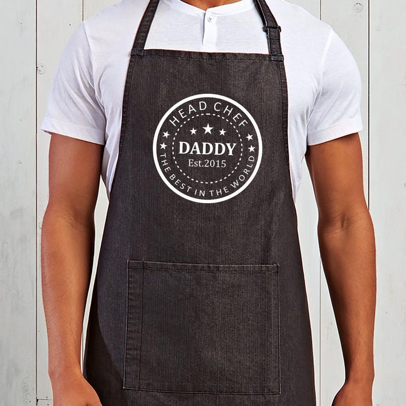 Head Chef Apron Daddy - Etsy UK