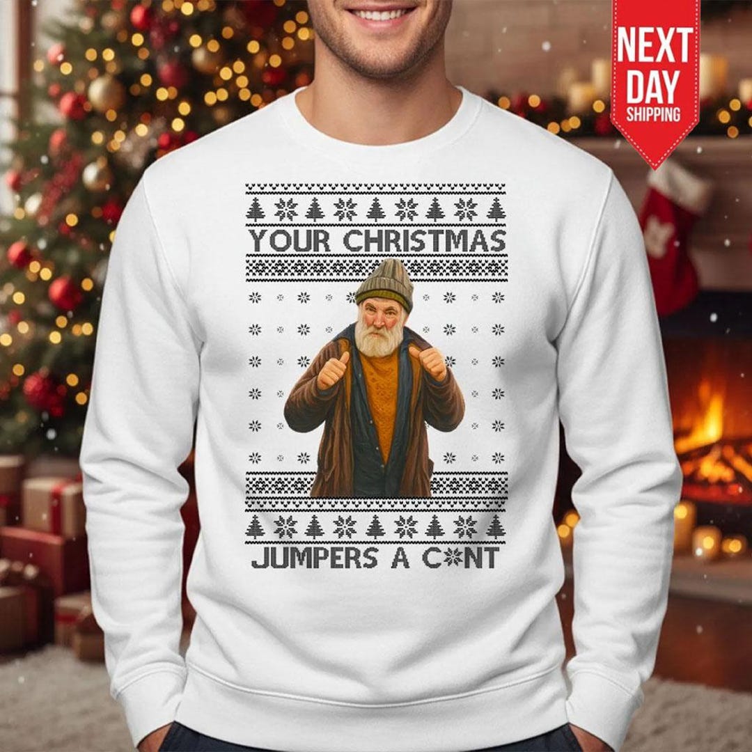 Brassic Jim Farmer Ugly Christmas Sweatshirt, Funny TV Show Xmas ...