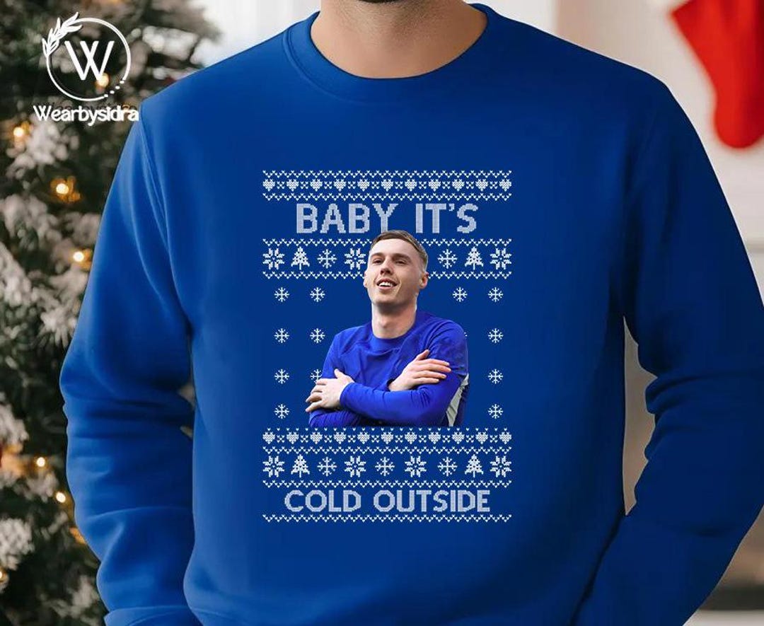 Cole Palmer Ugly Christmas Sweater, Baby Its Cold Outside Christmas ...