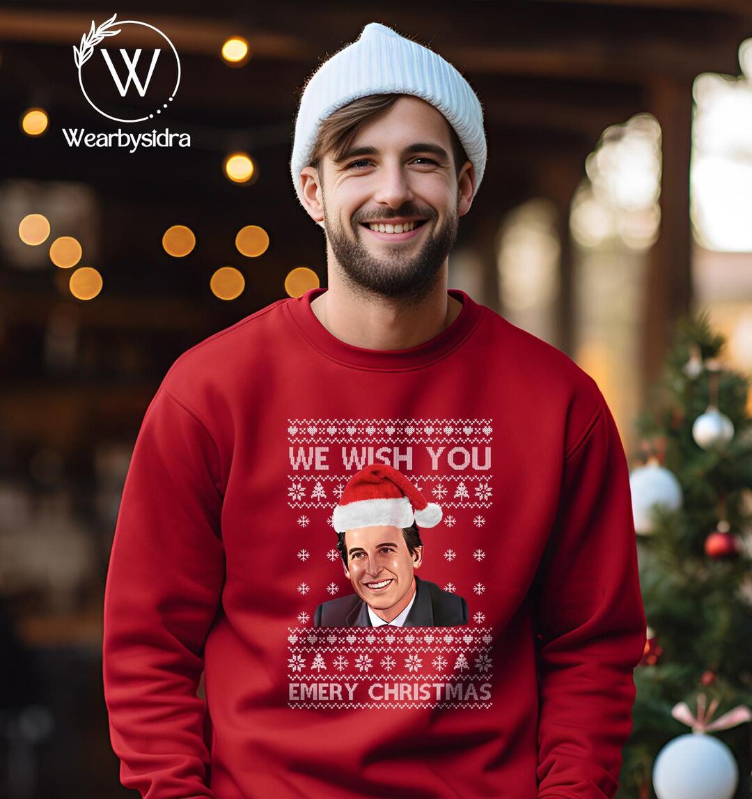 We Wish You Emery Christmas Sweatshirt, Unai Emery Ugly Christmas ...