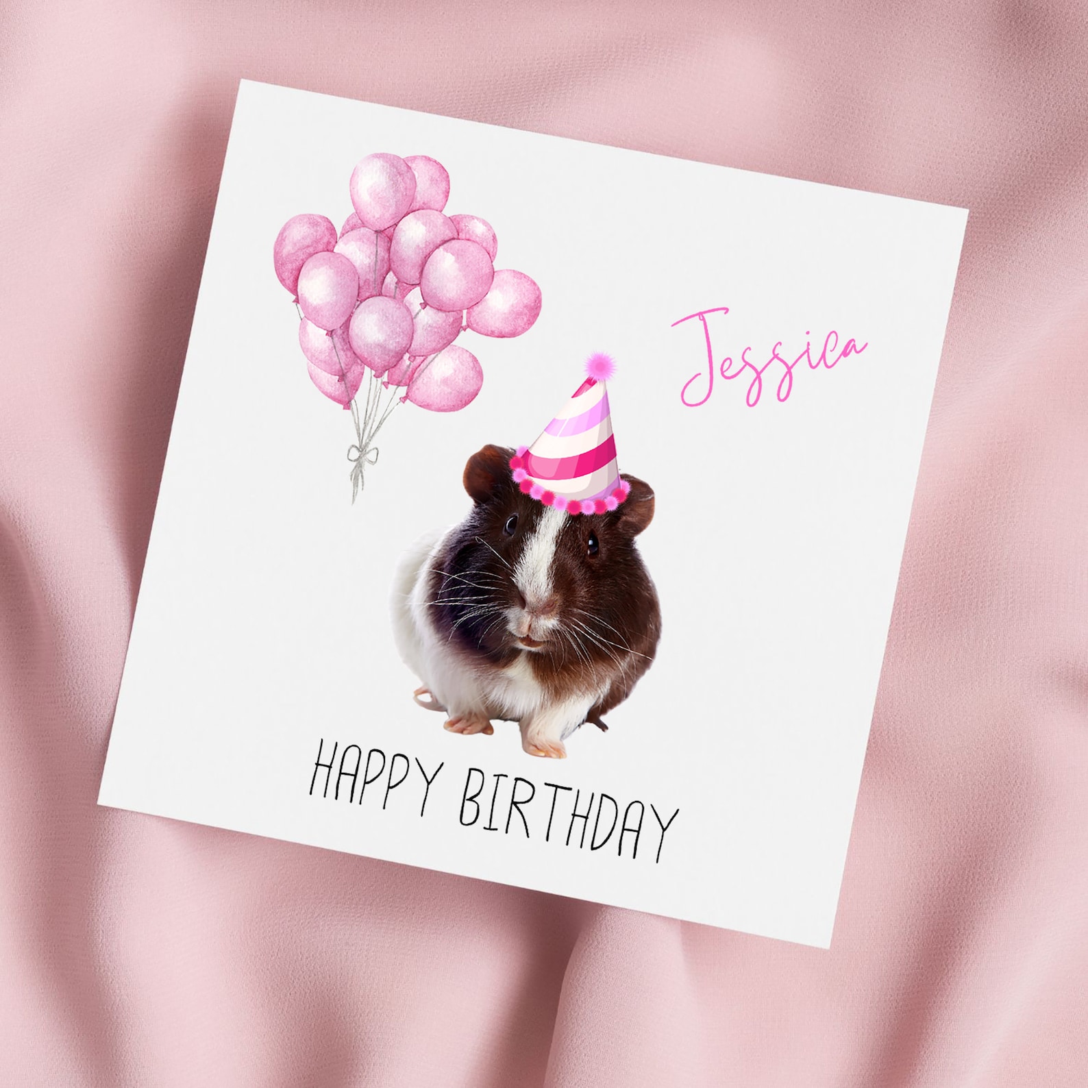 Guinea Pig Birthday Card Guinea Pig Card Personalised Card - Etsy