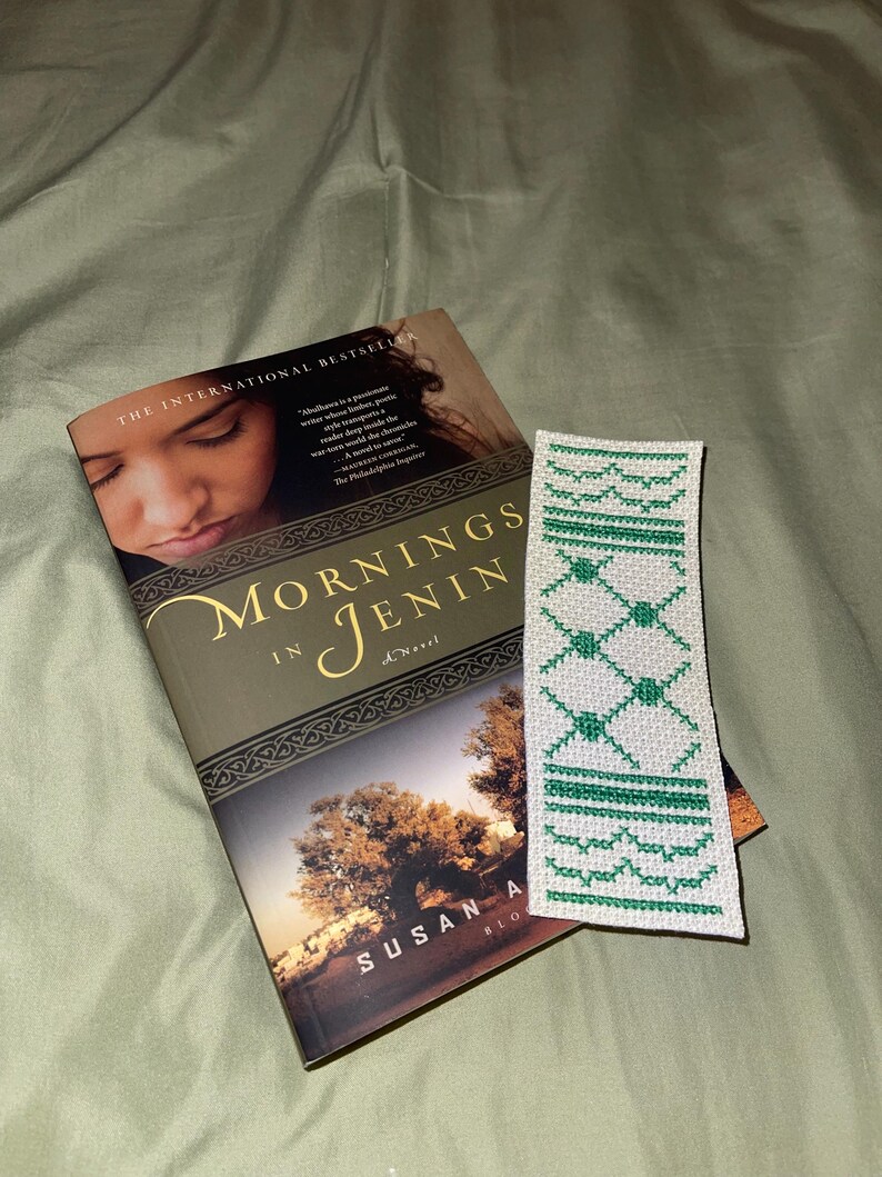 Palestine Kuffiyeh Embroidered Bookmarks - Etsy