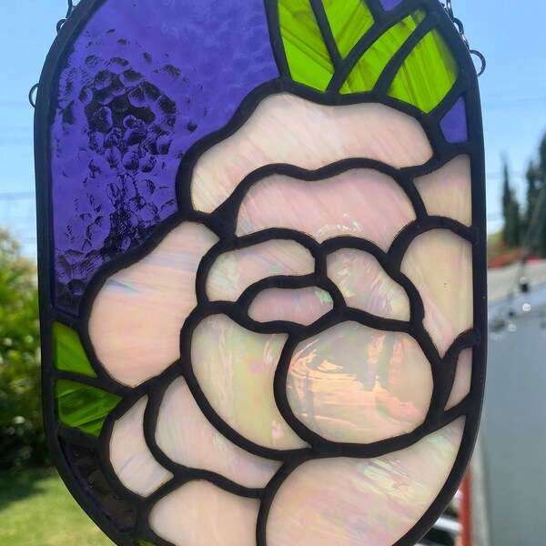 Peony Stained Glass - Etsy