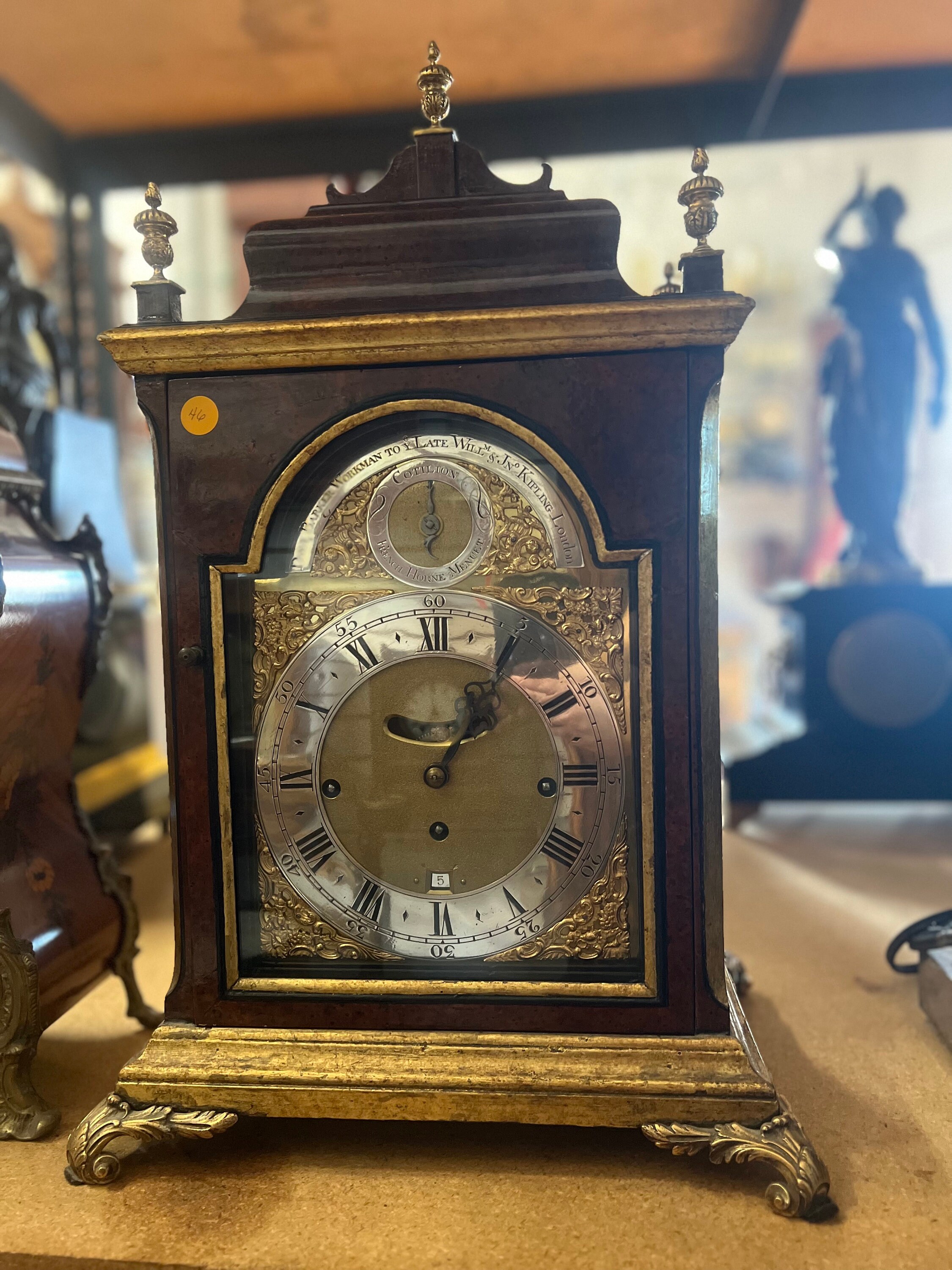 Antique Elliot Table Chime Clock - Etsy
