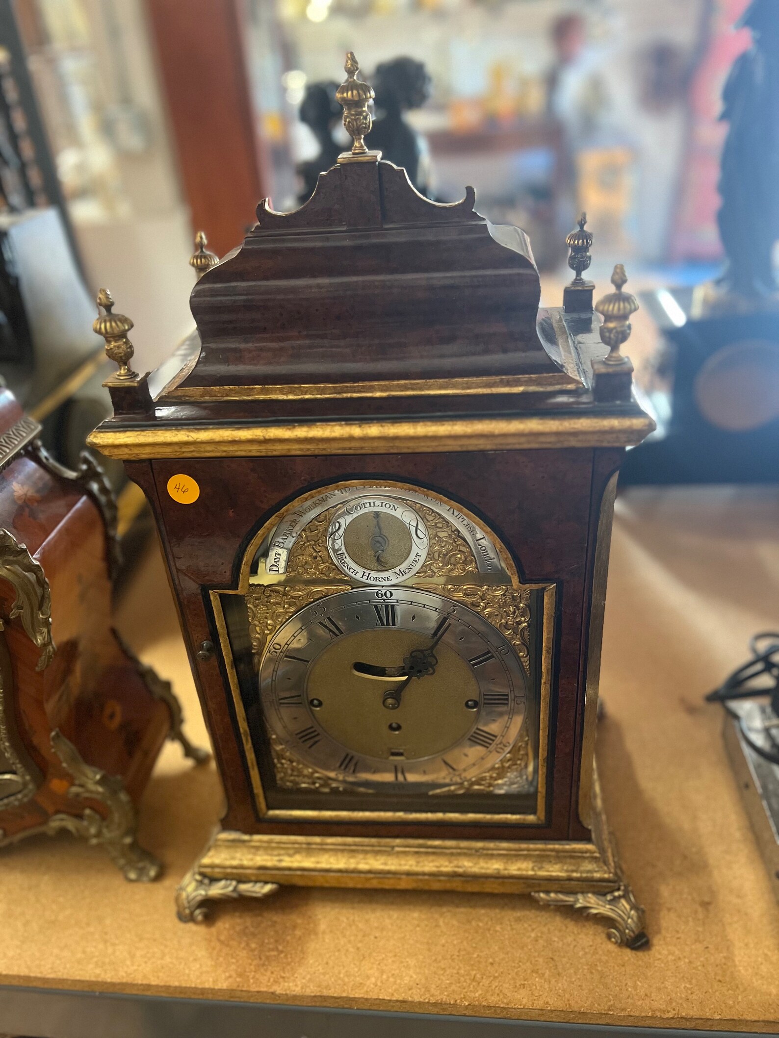 Antique Elliot Table Chime Clock - Etsy