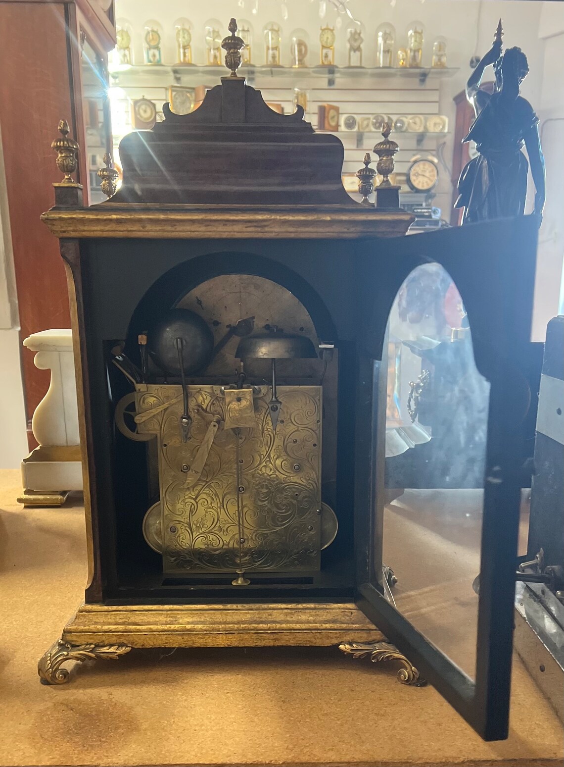 Antique Elliot Table Chime Clock - Etsy