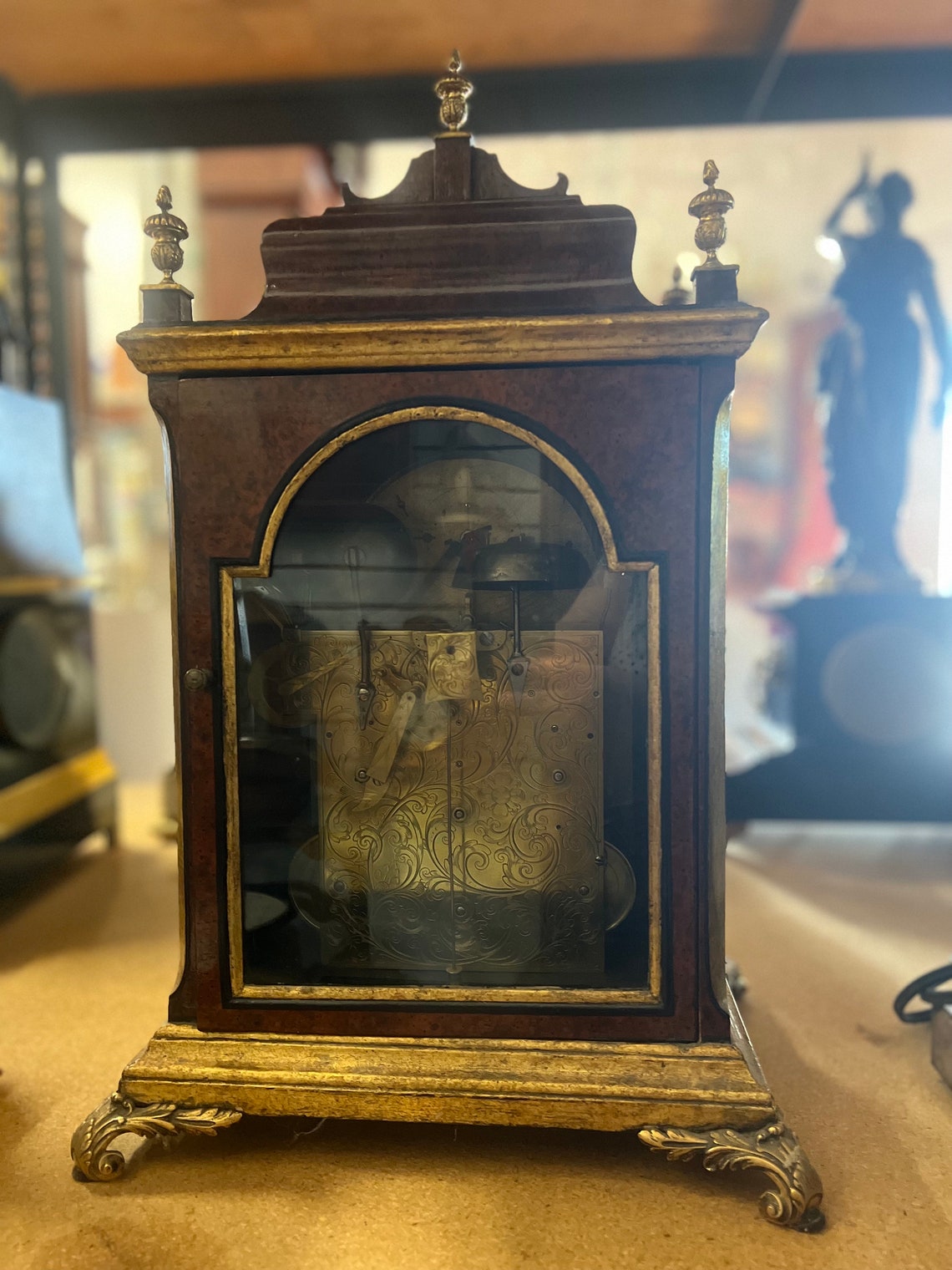 Antique Elliot Table Chime Clock - Etsy