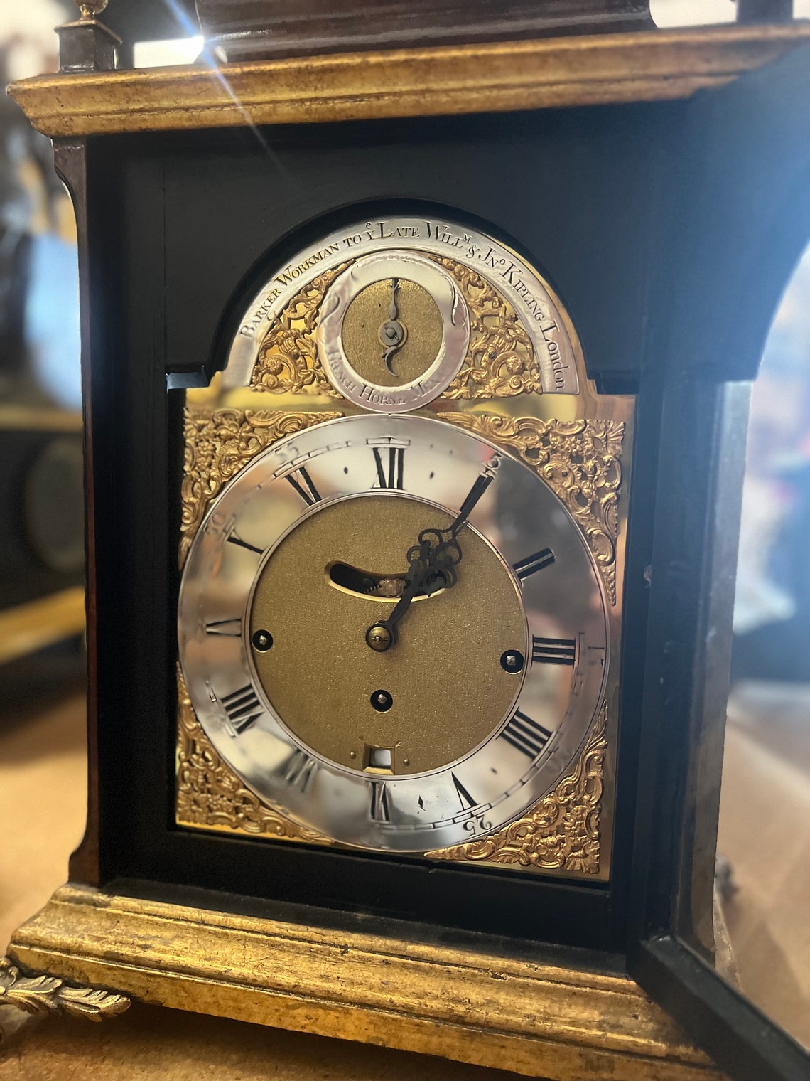 Antique Elliot Table Chime Clock - Etsy
