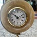 Vintage Onyx Swivel Desk Clock on Pedestal - Etsy