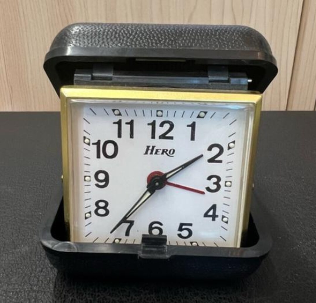 Vintage Hero Travel Clock - Etsy