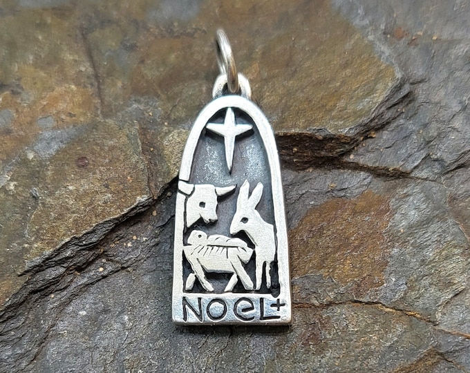 James Avery NOEL Nativity Charm / Pendant, Retired, Sterling Silver ...