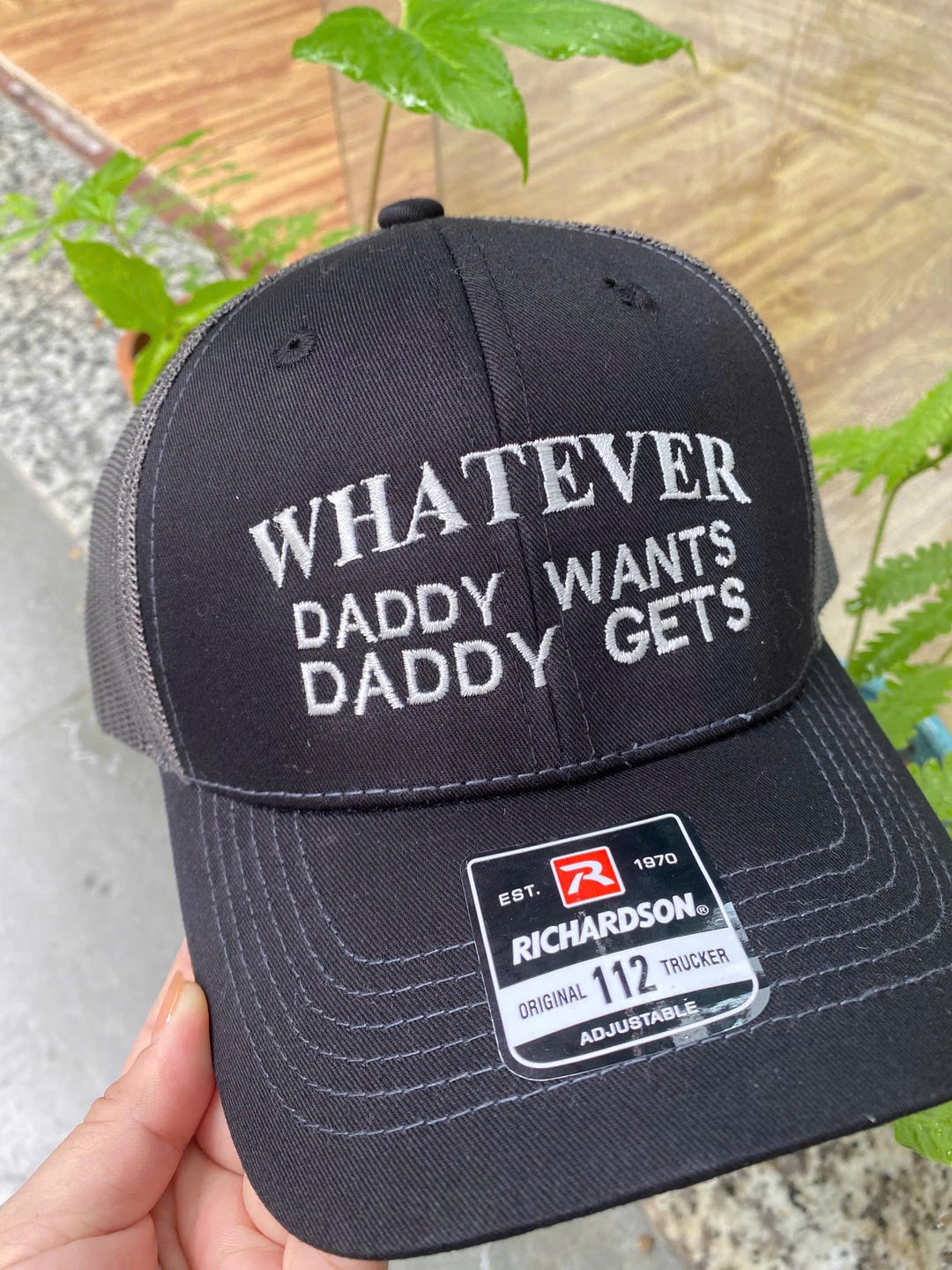 Whatever Daddy Wants Daddy Gets Hat – Funny Trucker Hat for Men – Gift ...
