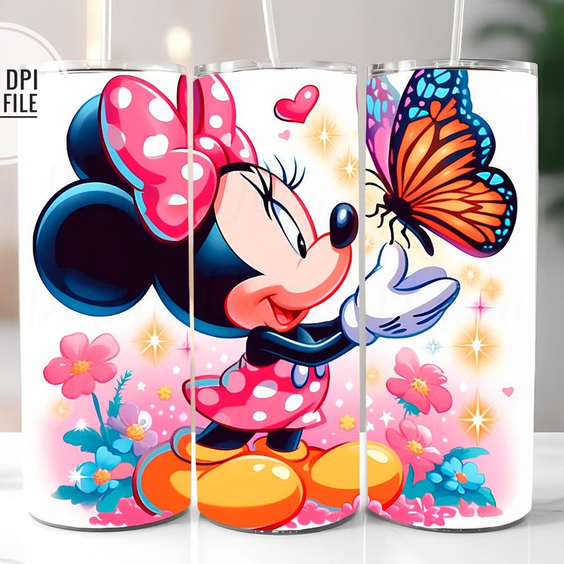 Minnie Mouse Cup - Etsy