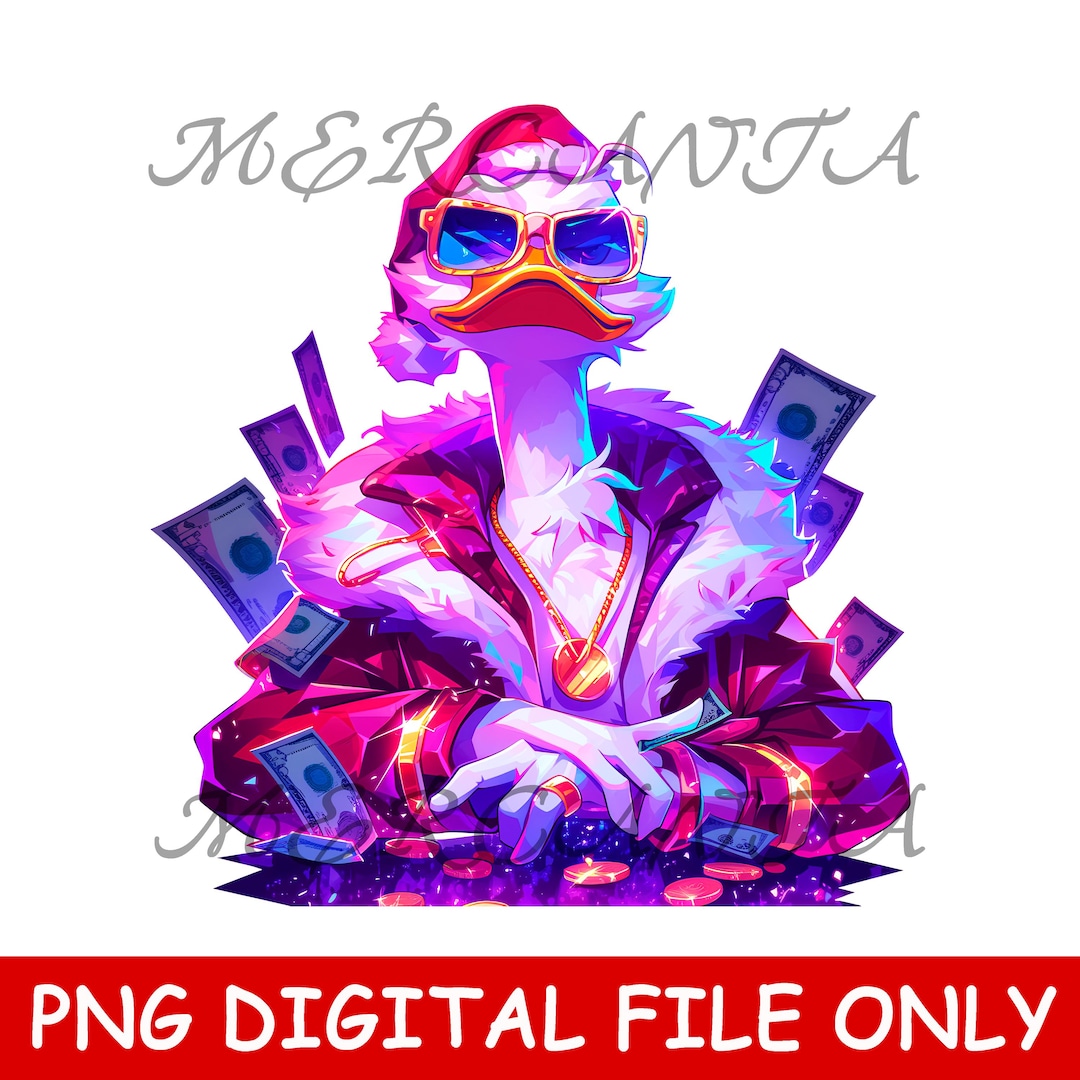 Hip Hop Scrooge Mcduck Shirt Design PNG, Money PNG, Hip Hop PNG Tshirt ...