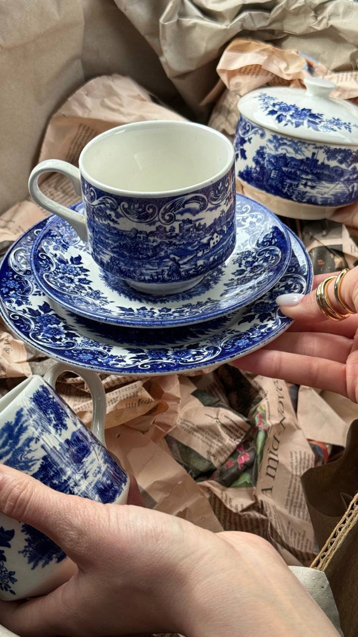 Tea Set for 6 Person, Floral Ceramic Coffee Sets, Teapot Coffee Pot ...