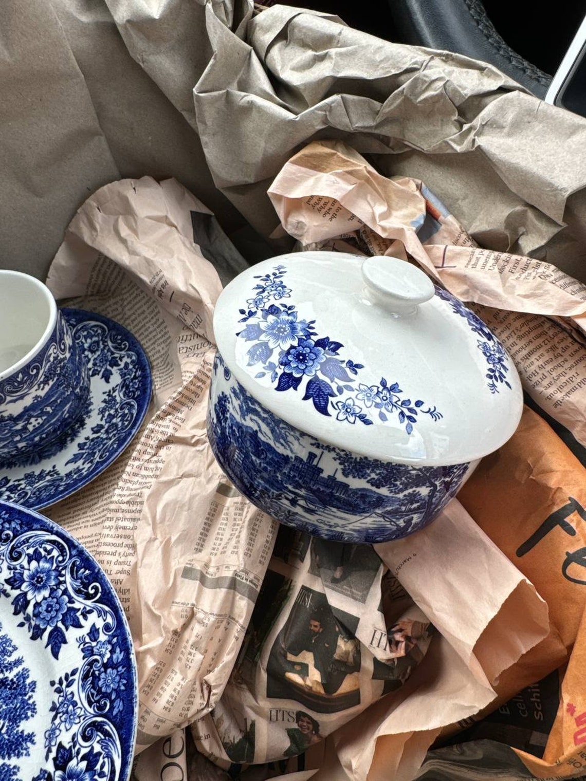 Tea Set for 6 Person, Floral Ceramic Coffee Sets, Teapot Coffee Pot ...