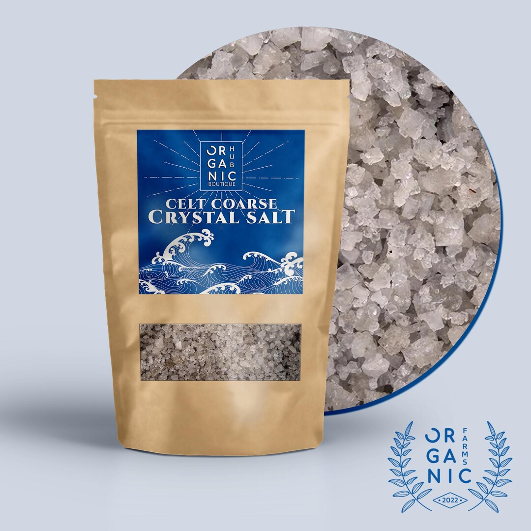 Celt Coarse Crystal Salt | Authentic Hand-harvested Gray Sea Salt ...