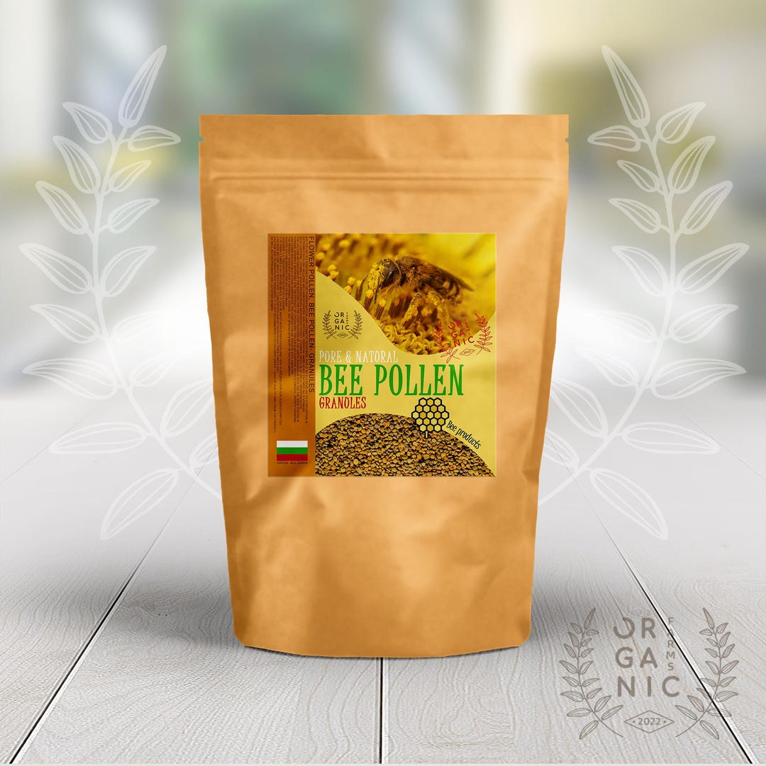 Organic Bee Pollen Granule, 100% Natural Raw and Fresh Bee Pollen ...