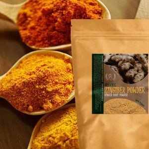 Ginger Root Powder / Zingiber Officinale Radix / Dried Bulk Spice ...