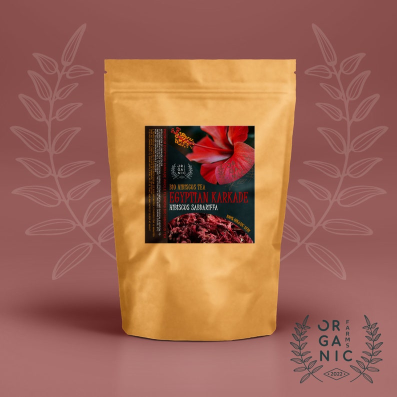 Premium Egyptian Karkade Whole Flowers Bio Hibiscus Tea, Hibiscus ...