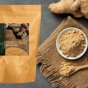Ginger Root Powder / Zingiber Officinale Radix / Dried Bulk Spice ...