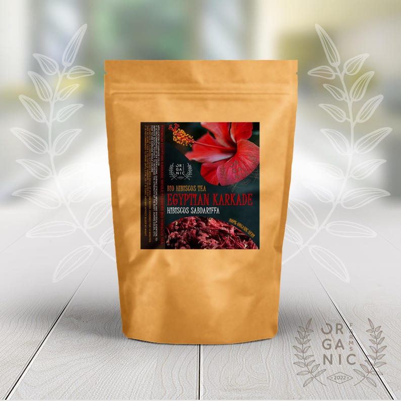 Premium Egyptian Karkade Whole Flowers Bio Hibiscus Tea, Hibiscus ...