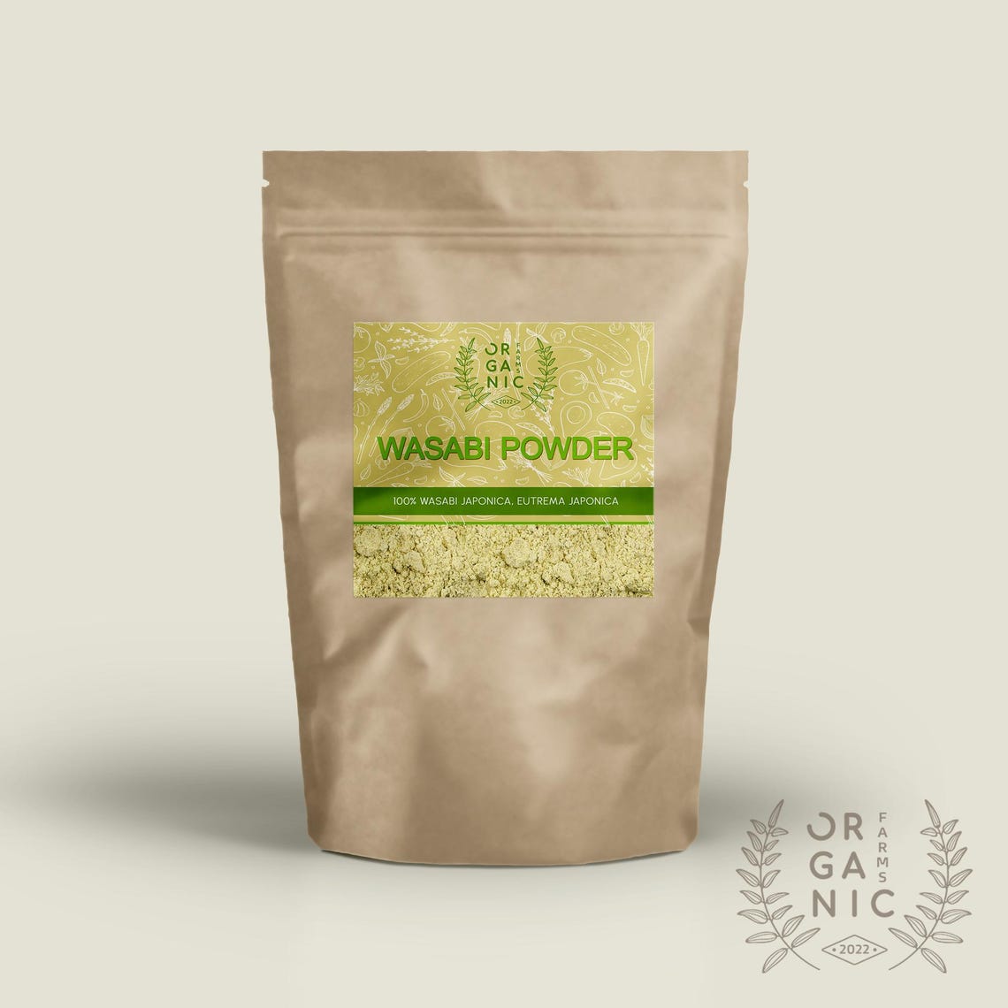 Wasabi Powder - 100% Wasabi Japonica, Eutrema Japonica, Dried and ...