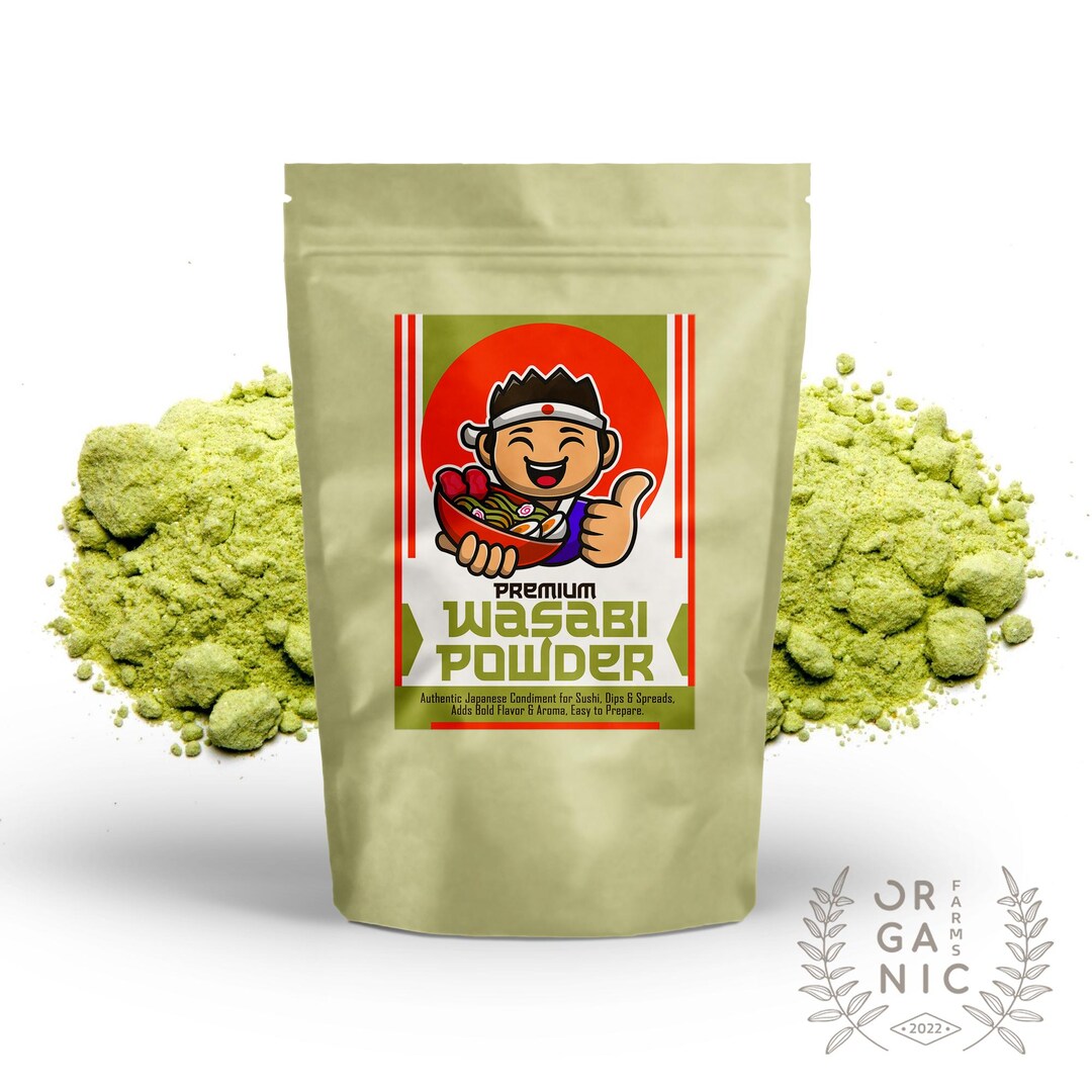 Premium Wasabi Powder, Authentic Japanese Condiment for Sushi, Dips and ...