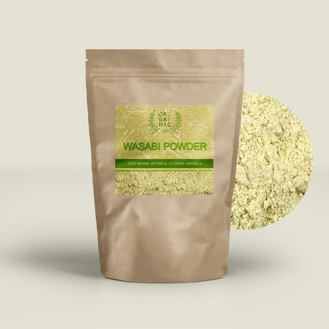 Wasabi Powder - 100% Wasabi Japonica, Eutrema Japonica, Dried and ...