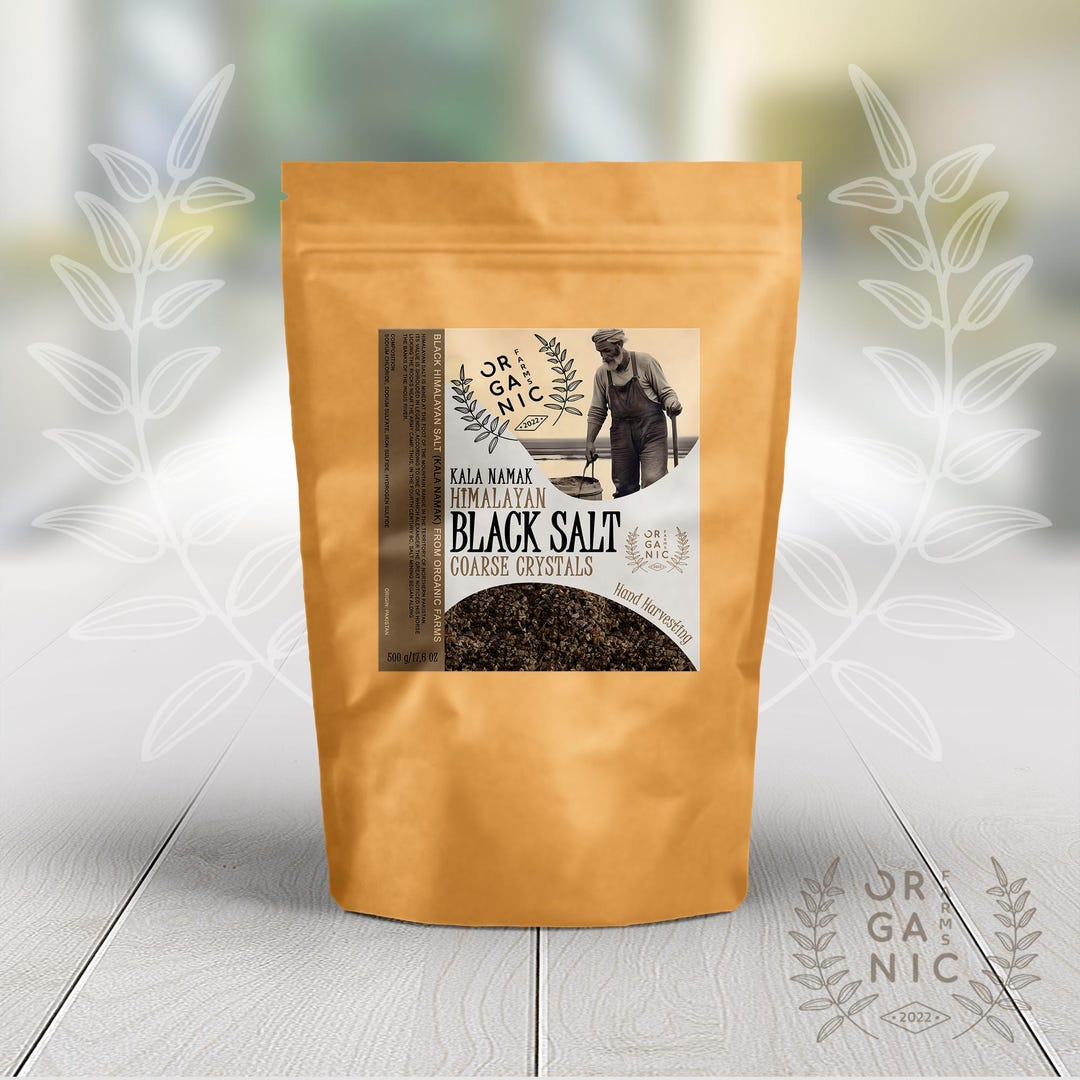 Himalayan Black Salt Granules - All-natural, Mineral-rich Gourmet ...