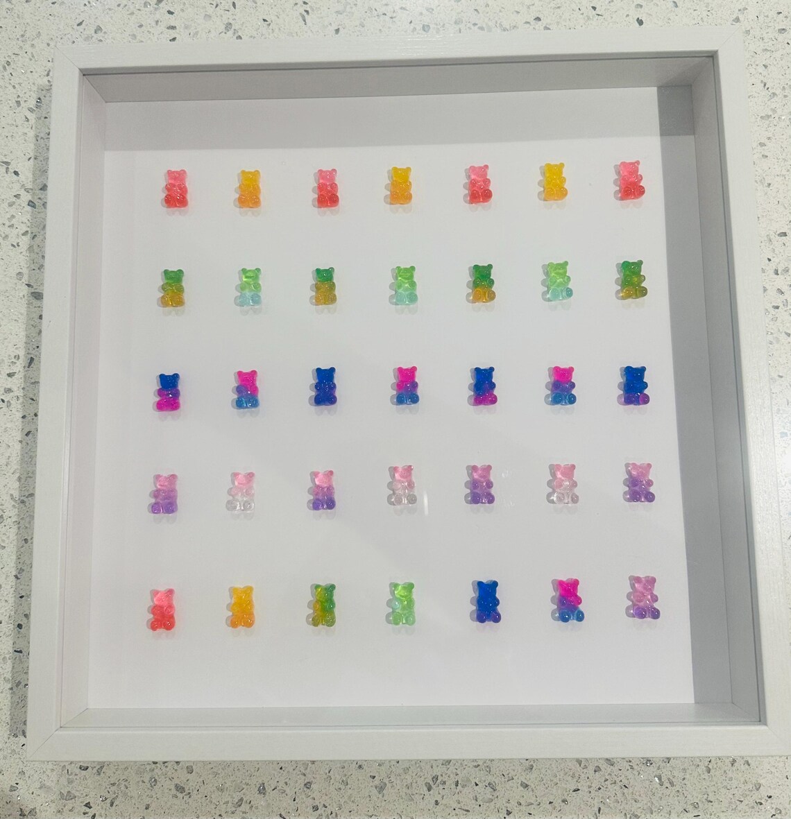 12x12 Gummy Bears Shadow Box Art - Etsy