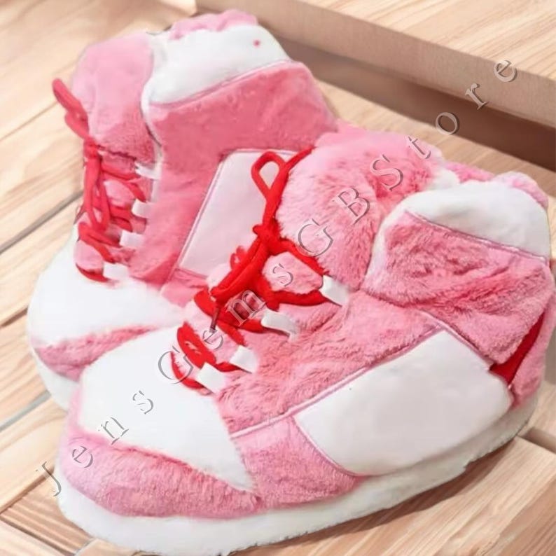 AJ1 Novelty Sneaker Slippers Cozy, Trendy Footwear, Perfect Gift for ...