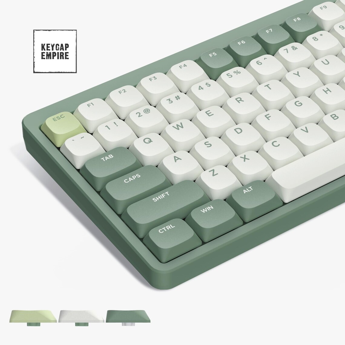 Green Low Profile PBT Keycaps Custom Slim MX Keycap Multiple Colors ...
