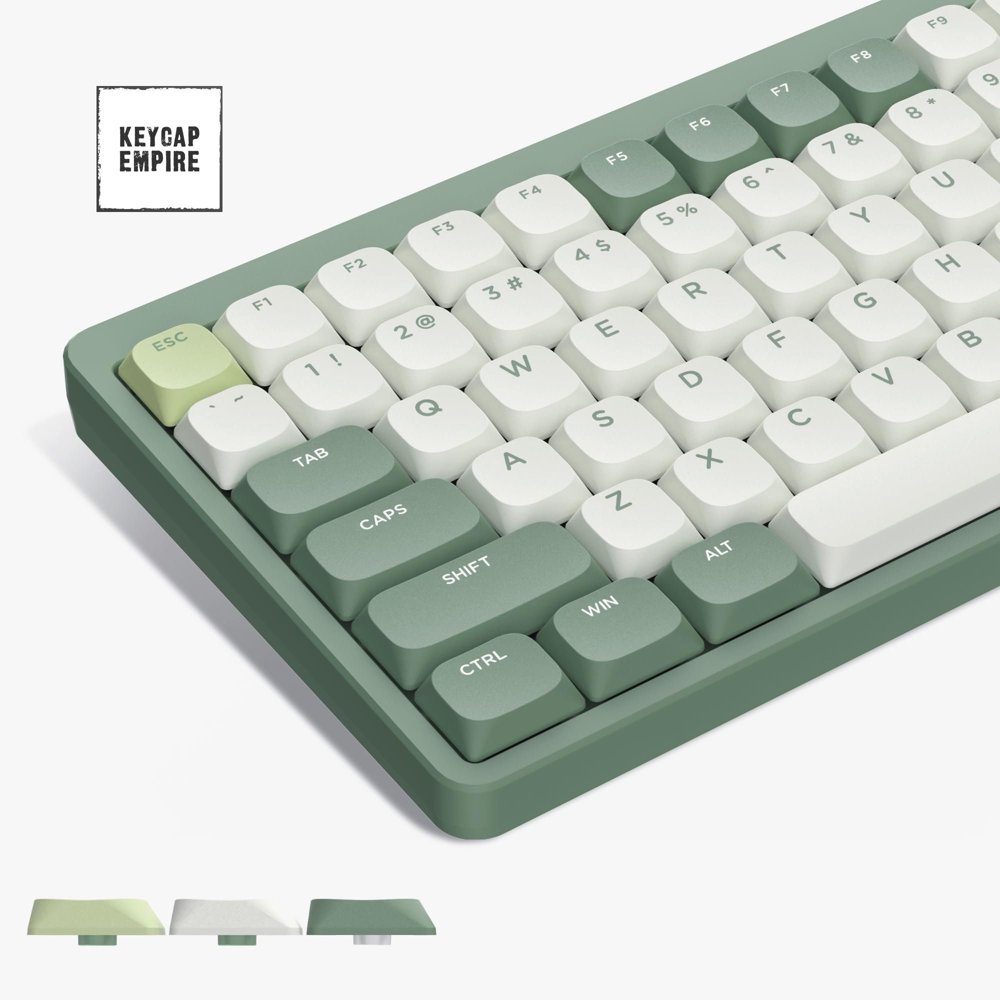 Green Low Profile PBT Keycaps Custom Slim MX Keycap Multiple Colors ...