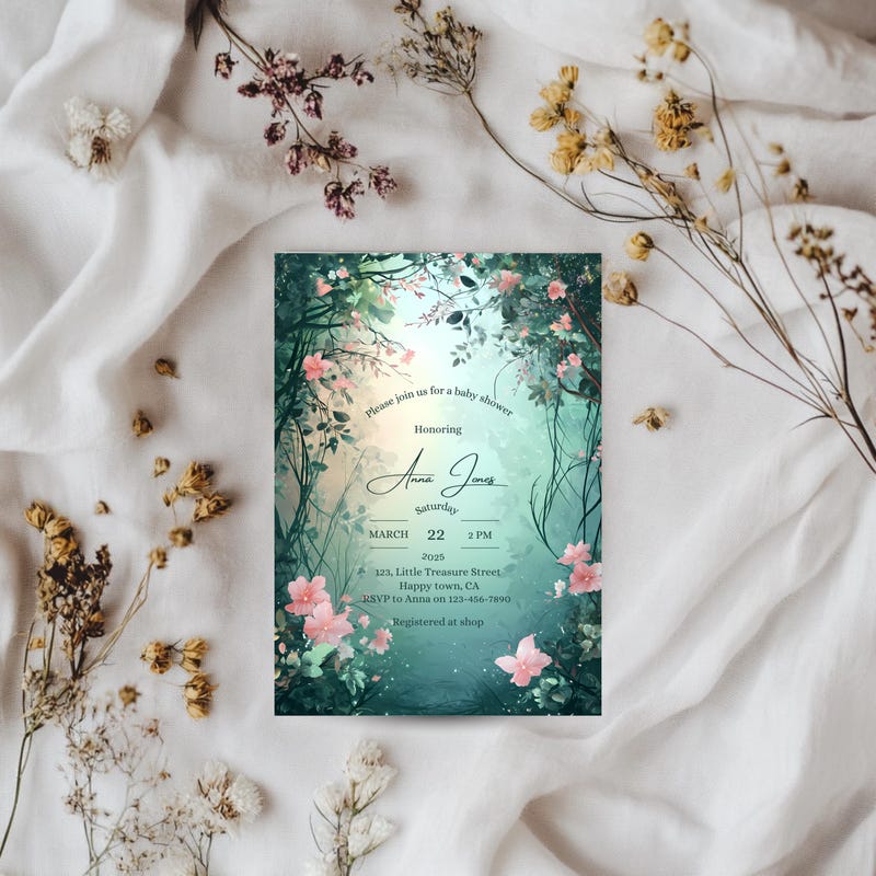 Enchanted Forest Template - Etsy