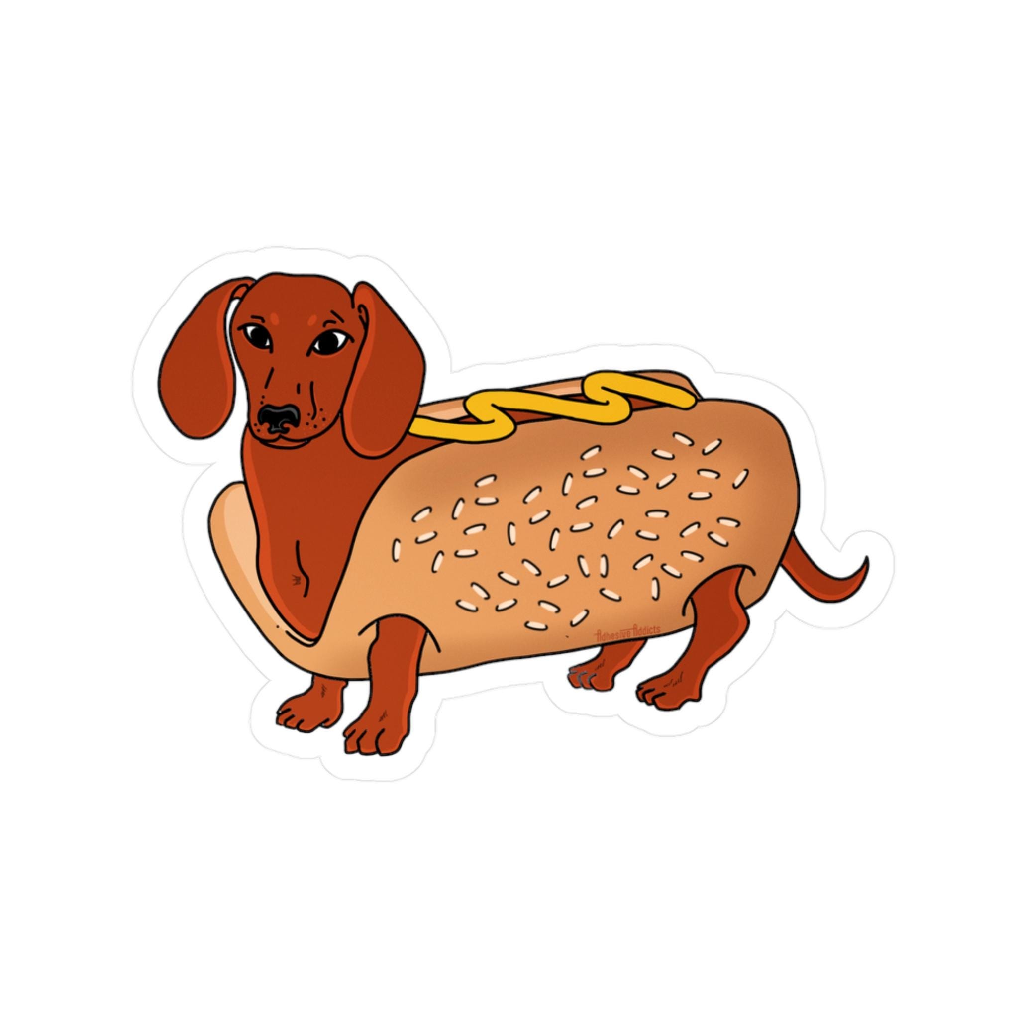 Wiener Dog Sticker - Etsy