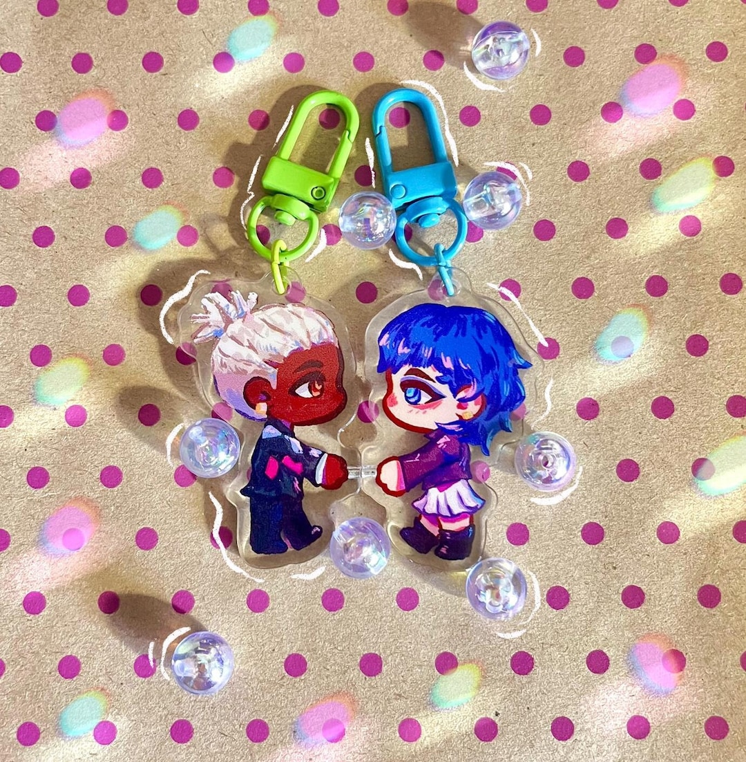 Ekko X Powder/jinx Arcane Timebomb Magnetic Matching Keychains - Etsy
