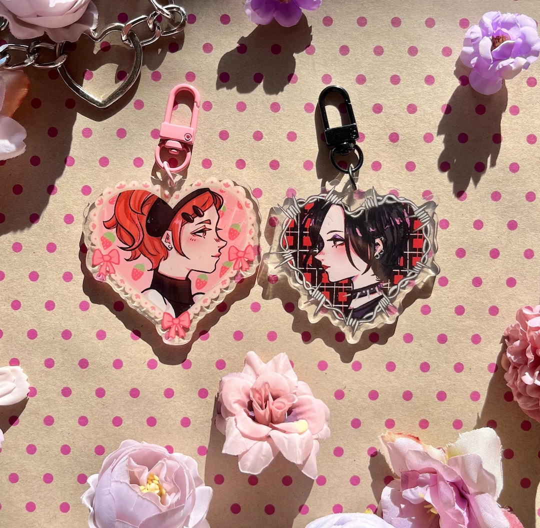 Nana and Hachi Matching Acrylic Keychains - Etsy