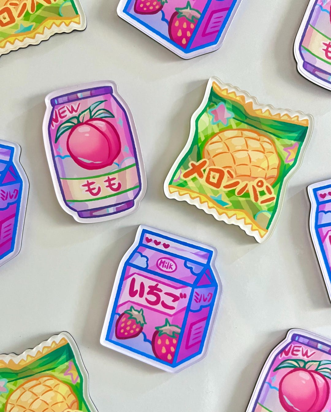 Cute/kawaii Japanese Convenience Store Snacks Acrylic Fridge Magnets - Etsy