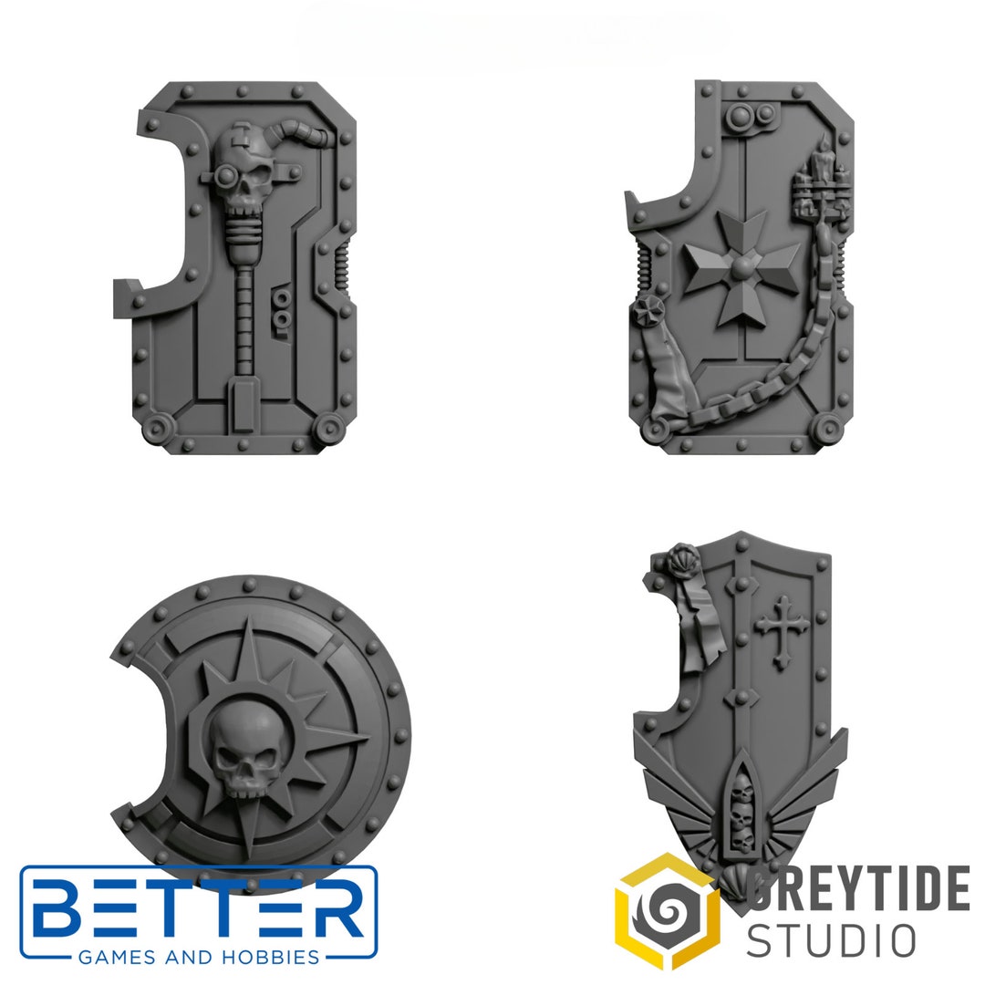 Breacher Shields Eternal Pilgrims. 3d Printed Parts. Suitable for ...