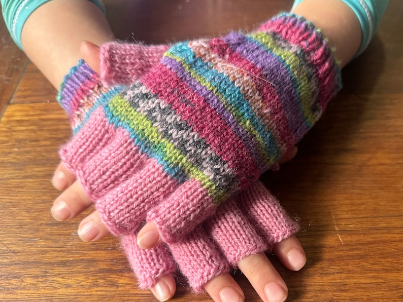 Kids Fingerless Glove Pattern Pdf - Etsy